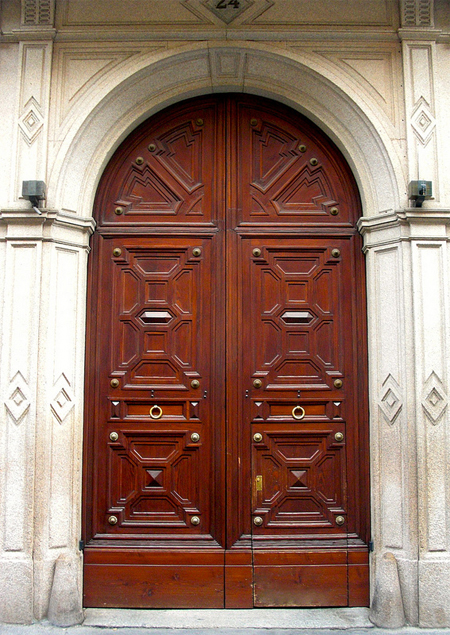 San Lorenzo Inspirational Door - Custom Wood Doors
