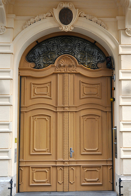 San Lorenzo Inspirational Door - Custom Wood Doors