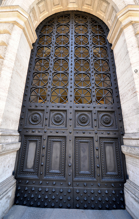 San Lorenzo Inspirational Door - Custom Wood Doors