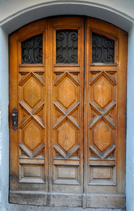 San Lorenzo Inspirational Door - Custom Wood Doors