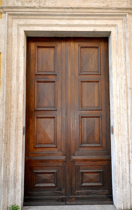 San Lorenzo Inspirational Door - Custom Wood Doors