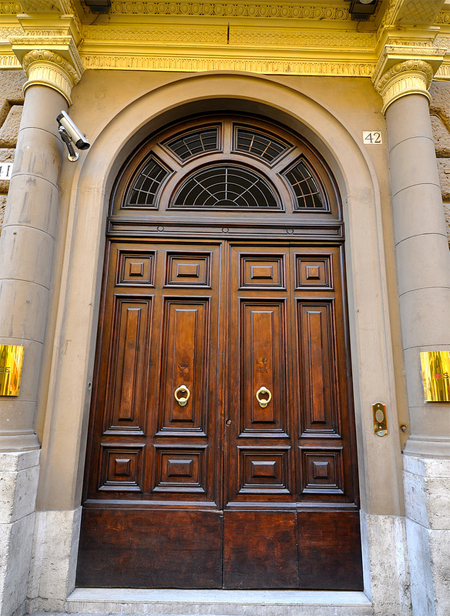 San Lorenzo Inspirational Door - Custom Wood Doors