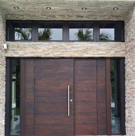 Stockholm 12 feet Wide Modern Door - Custom Wood Doors